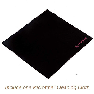 Gotofine Double Sided 1x - 7X Magnification Hand Held Makeup Mirror with Adjustable Stand,Clear (7X)