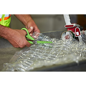 Riteknife SO300 Safety Scissors, Ambidextrous, Large Finger Holes, Soft Grip Maximizes Comfort, Blunted Tip, Guarded 3.5” Stainless Steel Safety Blades Minimizes Puncture Risk, Safe Enough For A Kid