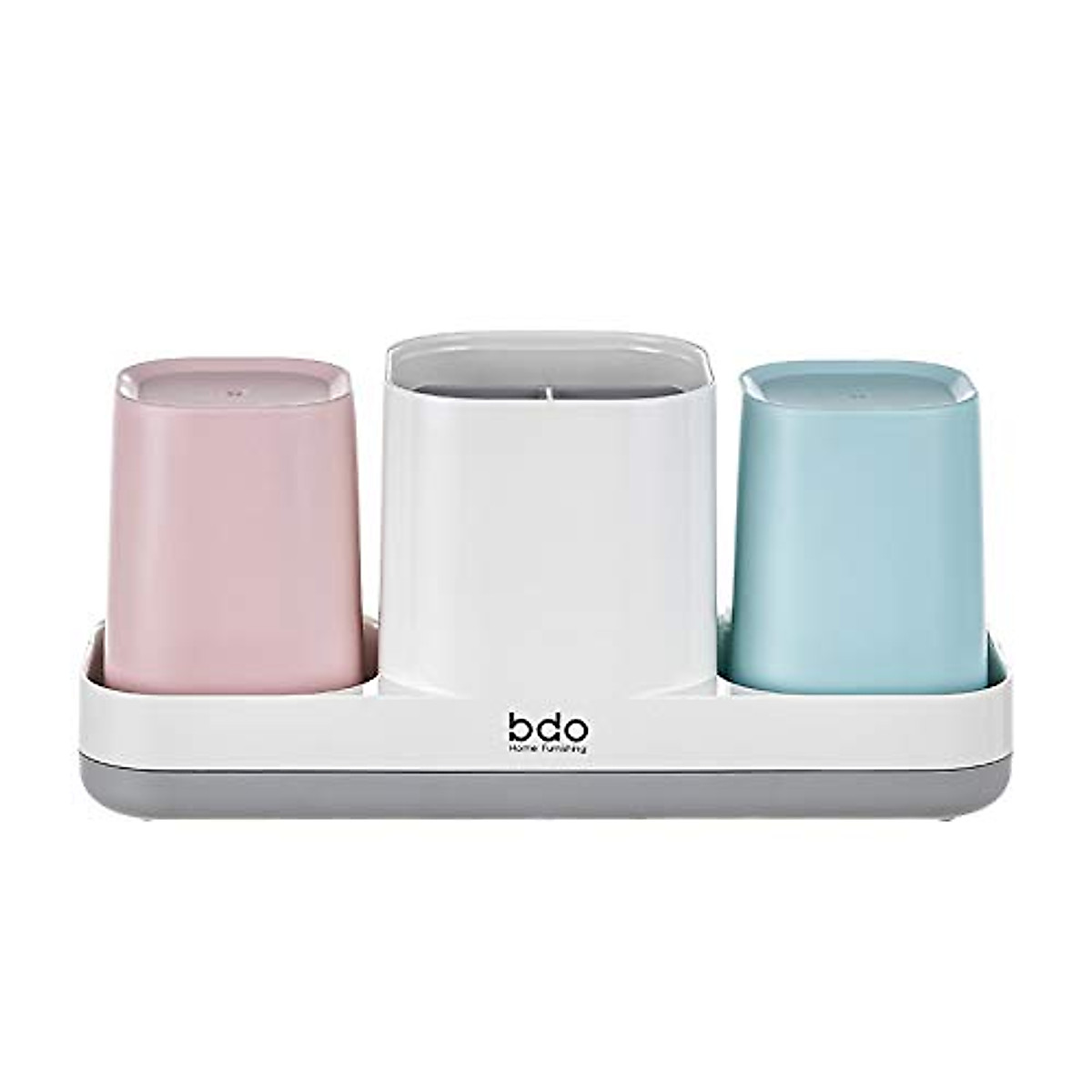 Lightweight and Comfortable mouthwash Cup, Multi-Compartment Toothbrush Cup, Simple Household Bathroom Toothbrush Cup, Safe and Durable wash Cup, Suitable for Travel and Outdoors