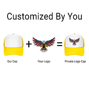 Uayuios Wholesale Custom Hats Men Women Personalized Hat Design Your Own Picture/Text/Logo Trucker Hats Baseball Cap