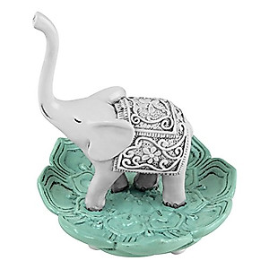 Evelots Ring Holder-Good Luck Elephant-Jewelry Bowl/Stand-Earring/Necklaces