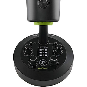 Mackie EM-Chromium Element Series Chromium USB Condenser Microphone Bundle with Deco Gear Universal Pop Filter Microphone Wind Screen and 1 YR CPS Enhanced Protection Pack