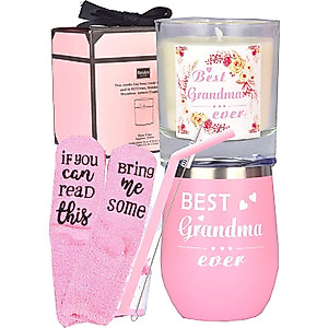 MEANT2TOBE Best Grandma Ever Gifts, Best Grandma Ever Tumbler, Christmas Gifts,Best Gifts for Grandma, Best Grandma Gifts, for Mother’s Day, Birthday, Christmas, Birthday Gift Ideas for Grandma