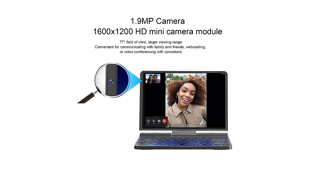 8 Inch Touchscreen Laptop with 12GB RAM for Windows 11