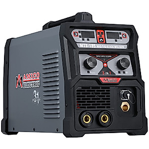AmicoPower MTS-185,Professional 185-Amp MIG/TIG/Stick Arc 3-in-1 Combo Welder,Can weld all metals,Spool gun weld aluminum.