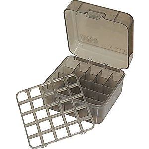 MTM Multi Gauge 25 Round Shotshell Box (Clear Smoke)