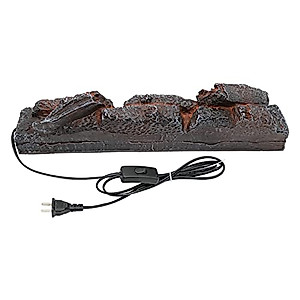 MOBUKJUU Electric Simulation Charcoal Fake Firewood Charcoal Fire Decoration Charcoal Flame Lamp Fireplace Firewood Props Decoration
