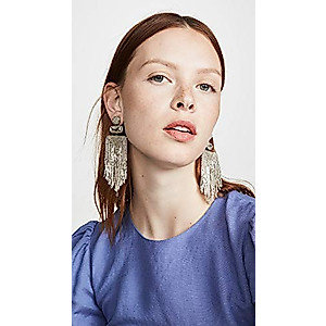 Deepa Gurnani Women's Deepa By Deepa Gurnani Jody Earrings, Silver, One Size