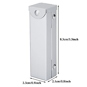 5pcs Table Game Dice, Aluminium Alloy Table Game Poker Games Dices Set with Storage Box for Table Games Poker Monopoly(Silver-Rectangle Box)