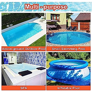POOLKEY Upgraded 70" Portable Pool Vacuum Cleaner with Unique Lock Catch Design, 4 Section Poles of 70", Handheld Pool Vacuum Jet Cleaner Attaches to Garden Hose for Above Ground Pool Spas Ponds