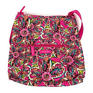 Vera Bradley Lighten Up Hipster Womans Crossbody Bag Handbag Sunburst Floral