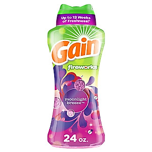Gain Fireworks In-Wash Scent Booster Beads, Moonlight Breeze, 24 oz