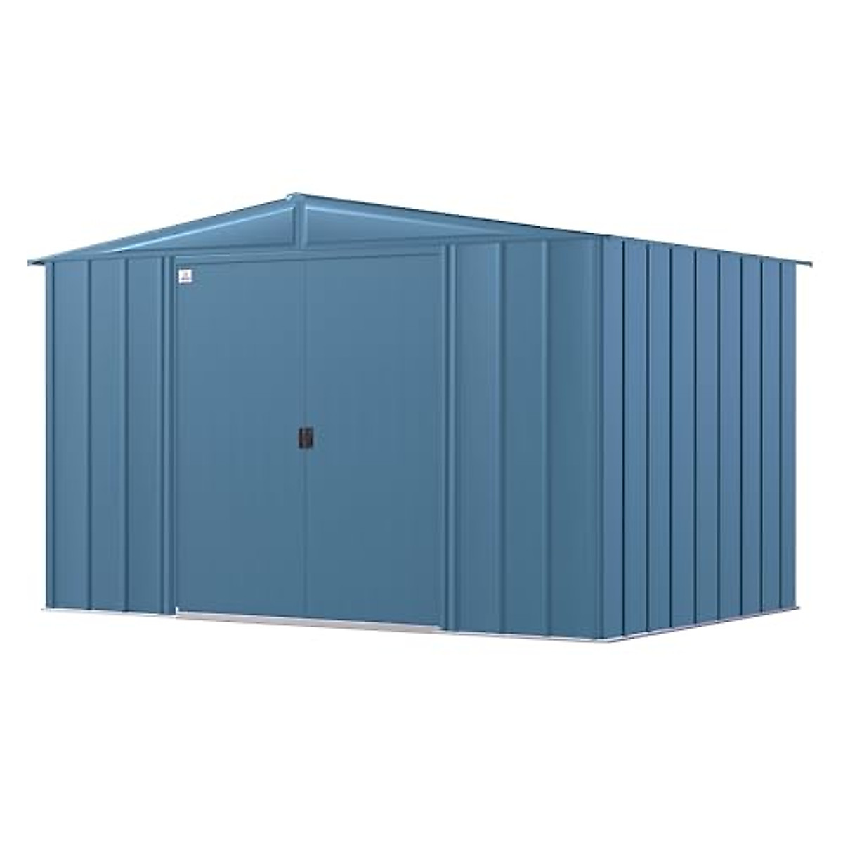 Arrow Sheds 10' x 7' Outdoor Steel Storage Shed, Blue