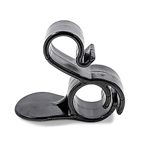 Camco RV Awning Valance Clips - Easily Hang Rope or Party Lights from Your RV's Awning Valance or Pop-Up Shelter - includes a Pack of (10) Clips (42709)