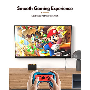 fairikabe USB 3.0 to Ethernet Adapter, USB 3.0 to RJ45 Gigabit NIC Network Adapter, USB Computer LAN Card Adapter for Laptop, Nintendo Switch, PC, MacOS, Linux, Windows