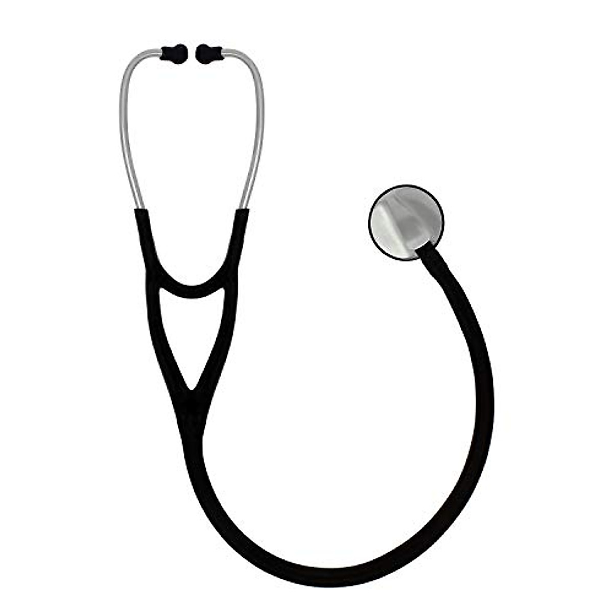 EverOne Professional Style Cardiology Stethoscope, Black, 27 Inch