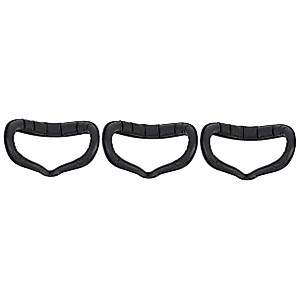 3pcs Vr Mask Accessories Vr Facial Interface Bracket Face Cover for Vr Headset Face Cover Replacement Vr Headset Sweatproof Cover Vr Part Face Cushion Pad Replacement Vr Accessory