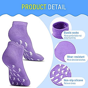 SATINIOR 30 Pairs Non Slip Socks Yoga Socks Multi Style Sport Socks Colorful Hospital Socks for Women Men Yoga Barre