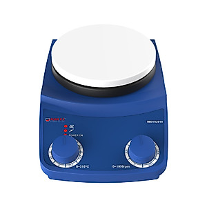 FOUR E'S SCIENTIFIC 310°C/590°F 5 Inch Magnetic Stirrer Hot Plate | Max 5L Stirring Capacity | 100-1500RPM | Aluminum Alloy Magnetic Mixer with Stir Bar