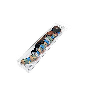 Pulltap's Genuine Collection Wood 900 Double-Hinged Lever Waiters Wine Corkscrew Bottle Opener (Wood Color)