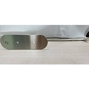 Luxbon Paper Towel Holder -Self Adhesive or Drilling ,Black Paper Towel Holder Under Cabinet for Kitchen, Bathroom,SUS304 Stainless Steel(Black+2pcs Adhesive Hooks)