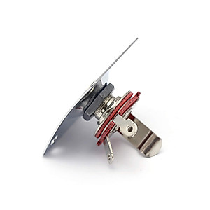 Metallor Output Input Jack Plate Socket for Tele SG Style Electric Guitar Parts Replacement Chrome.
