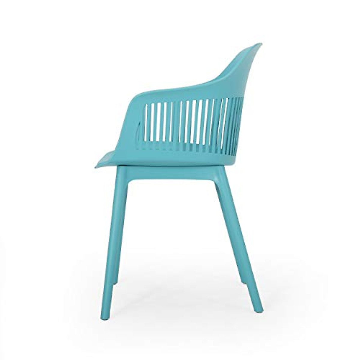 Christopher Knight Home Ladonna Outdoor Dining Chair (Set of 2), Teal