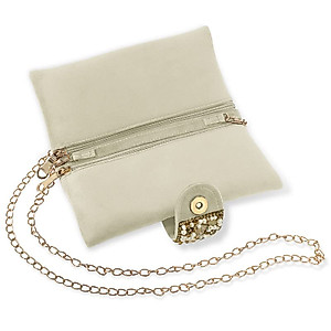 Aheli Indian Potli Bags Gift for Women Evening Bag Clutch Ethnic Bride Purse with Drawstring Cream & Gold Toned Embellished