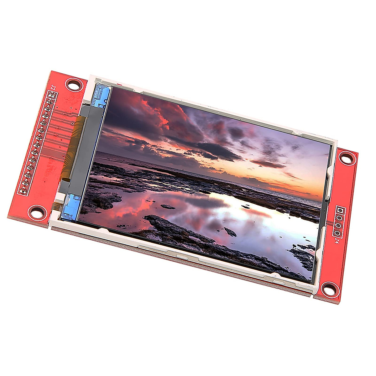 2.8 Inch ILI9341 240x320 5V/3.3V TFT SPI LCD Display Module Serial Port LCD Touch Panel Module Color Screen, Support 65K Color Display(Without Touch)