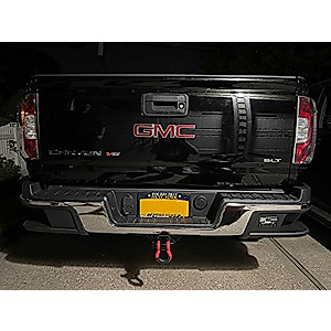 Shackle Hitch Receiver 2 inch - 35,000 Lbs Break Strength - Recovery Hitch Shackle Tow Point Bracket Heavy Duty Solid 3/4'' D Ring Hitch Towing Accessories Compatible with Trucks Jeeps and ATV Hitch