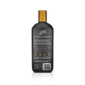 Lexol Leather Conditioner, Use on Car Leather, Furniture, Shoes, Bags, and Accessories, Trusted Leather Care Since 1933, 16.9 oz Bottle