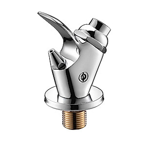 Weirun Bathroom Kitchen Outdoor Brass Press Drinking Fountain Bubbler Faucet Drinking Water Filter Tap fit for 1/2-inch FIP Supply Hose Connector