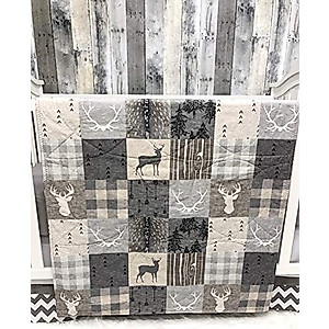 Baby Chevron, Baby Bedding, Hunting, Antlers, Woodlands, Buck, Crib Bedding, Nursery Room, Babylooms