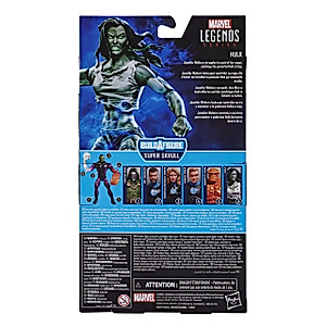 Marvel Hasbro Legends Series 6" Collectible Action Figure Hulk Toy, Premium Design & 2 Accessories, 2 Build-A-Figure Parts