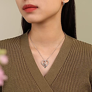 Mothers Necklace, Birthstone Necklesses for Mom Personalized Necklaces for Women Engraved Names Jewelry Gift (Engrave Name, 4 names)