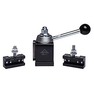 Colton Industrial Tools 3 Pc AXA Machinist Core Quick Change Wedge Tool Post Set