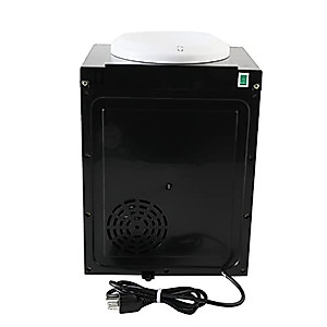 SUDEG Countertop Water Cooler Dispenser,Desktop Electric Hot and Cold Dispenser for 3 to 5 Gallon, 3 Temperature Settings, Top Loading Water Cooler Dispenser