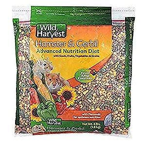 Wild Harvest Hamster And Gerbil Advanced Nutrition Diet, 4-Pound, Multicolor, One Size (E1950W), 4 pounds