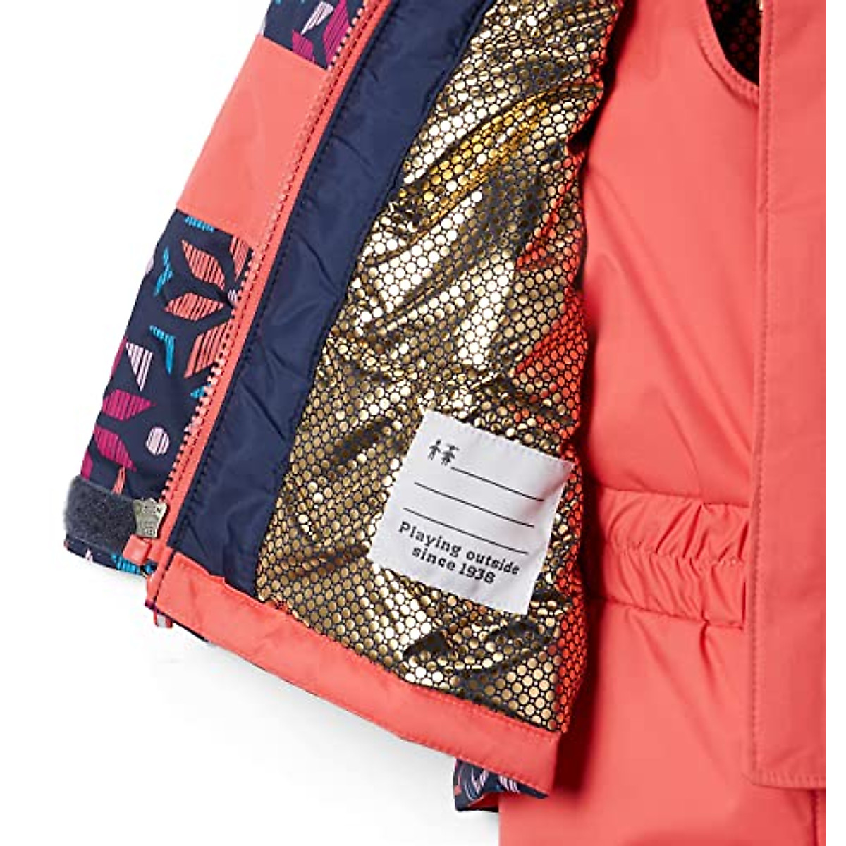 Columbia Baby Mighty Mogul Set, Blush Pink Paperflakes/Blush Pink, 6/12