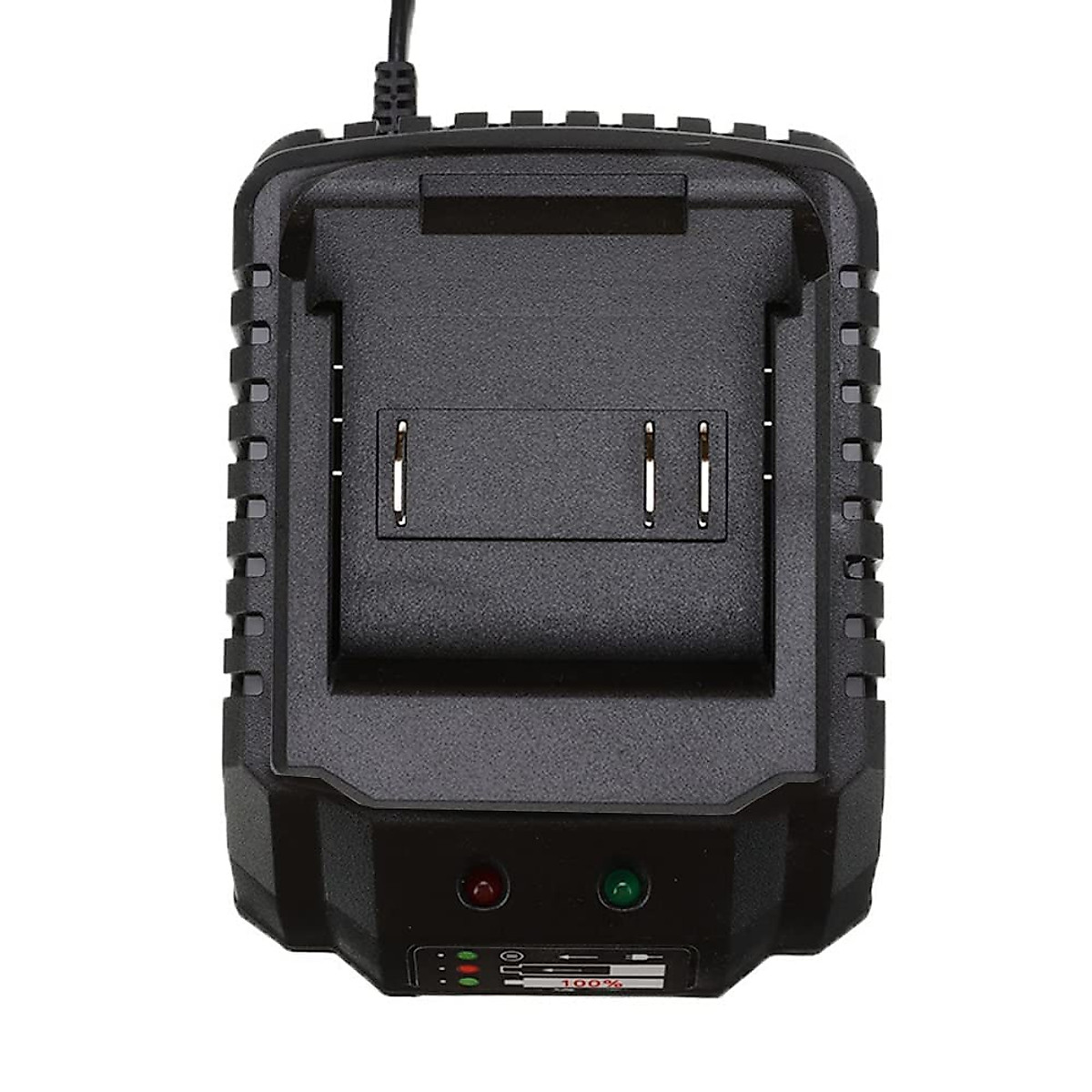 21V Battery Charger US Plug Power Tool Portable High Power Smart Fast Li-ion Battery Charger Compatible with Makita Replacement for Electric Screwdriver Drill Power Tool Accessories