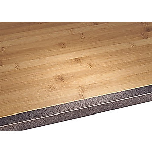 TRINITY Garment Rack with Bamboo Shelves for Clothing Storage, Closet Organization for Home, Apartment, Bedroom, Dorm Room and More, Modular Design, Bronze Poles, 30” W x 20” D x 72” H