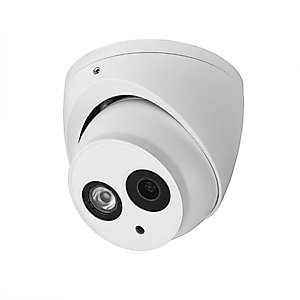 R-Tech 2MP TVI Turret Dome Camera with Matrix IR Night Vision, 4-inch Security Analog Camera, IP 67 Outdoor Weatherproof, Full Metal Housing, 4-in-1 AHD/CVBS/CVI/TVI - 2.8mm Fixed Lens