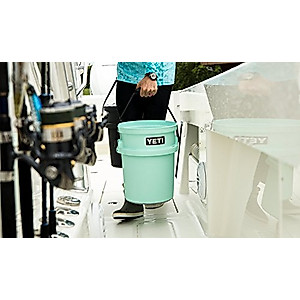 YETI Loadout 5-Gallon Bucket, Impact Resistant Fishing/Utility Bucket, Seafoam