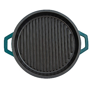 Taste of Home® 7-quart Enameled Cast Iron Dutch Oven with Grill Lid