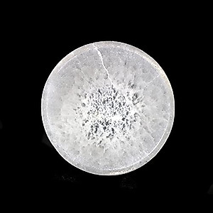 Soul Sticks Selenite Crystal Bowls for Smudging, Healing, Recharging Crystals | Pure Selenite Smudge Bowl & Crystal Charging Station Ethically Sourced in Morocco (5 Inch (Pack of 1))