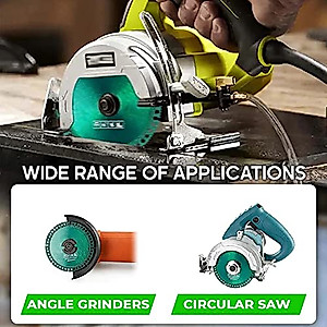 Indestructible Disc 2.0 - Cut Everything in Seconds, Indestructible Disc for Angle Grinder, 4" x 1/25" x 4/5” Diamond Cutting Wheels for Smooth Cutting, Chamfering, Grinding of All Materials (3-Pack)