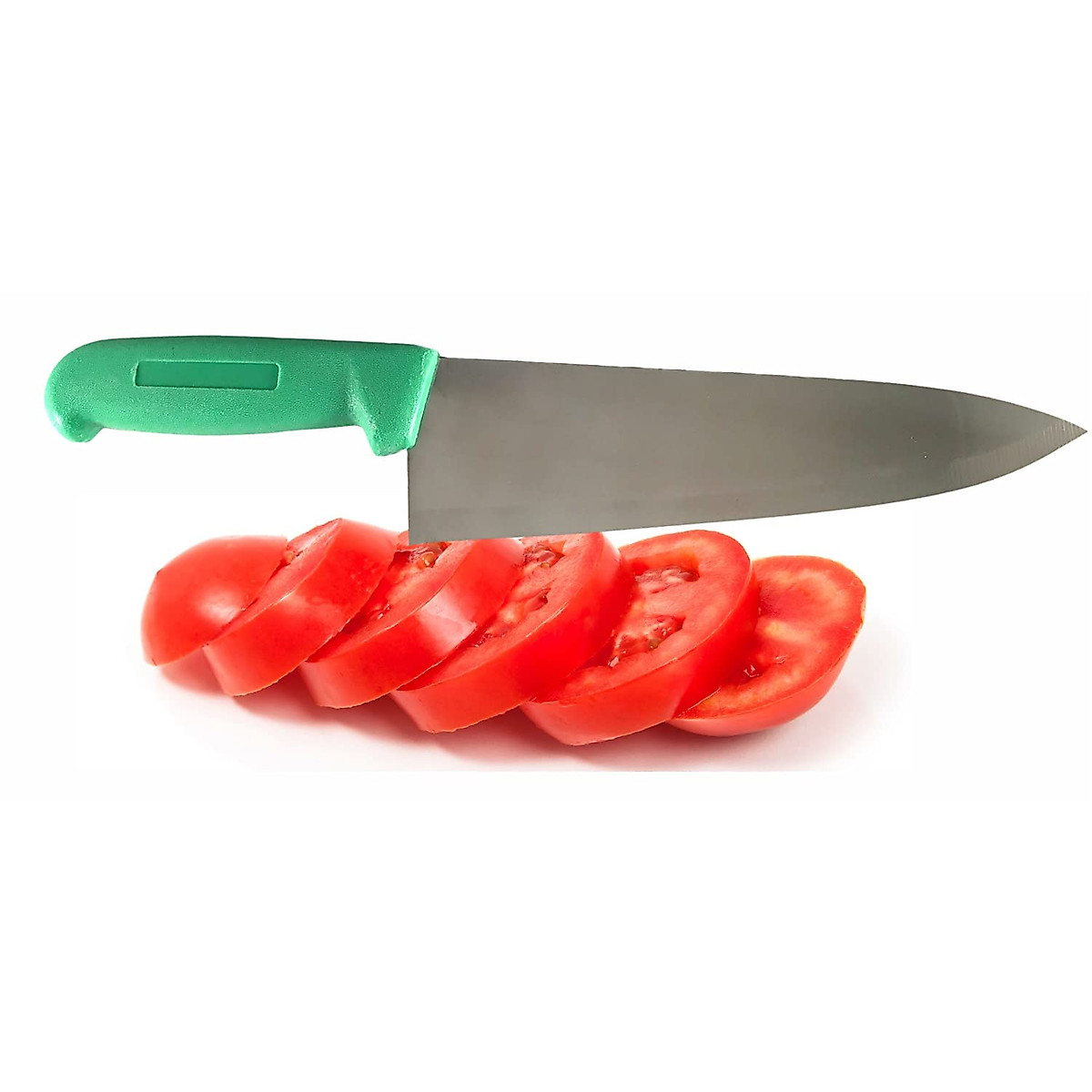 Cozzini Cutlery Imports 8" Chef Knife Assorted Colors and Packs - Razor Sharp Commercial Kitchen Cutlery - Cook's Knives (Mixed - 1 of Each Color)