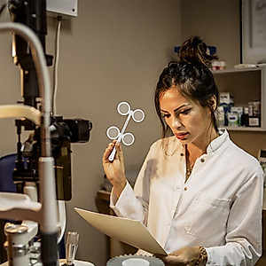 Scicalife 3pcs Confirmation Flipper Set Glass ±25° ±0. 5° ±100° Plastic Optometry Trial Lens for Ophthalmic Lens Tool Pinhole Glasses