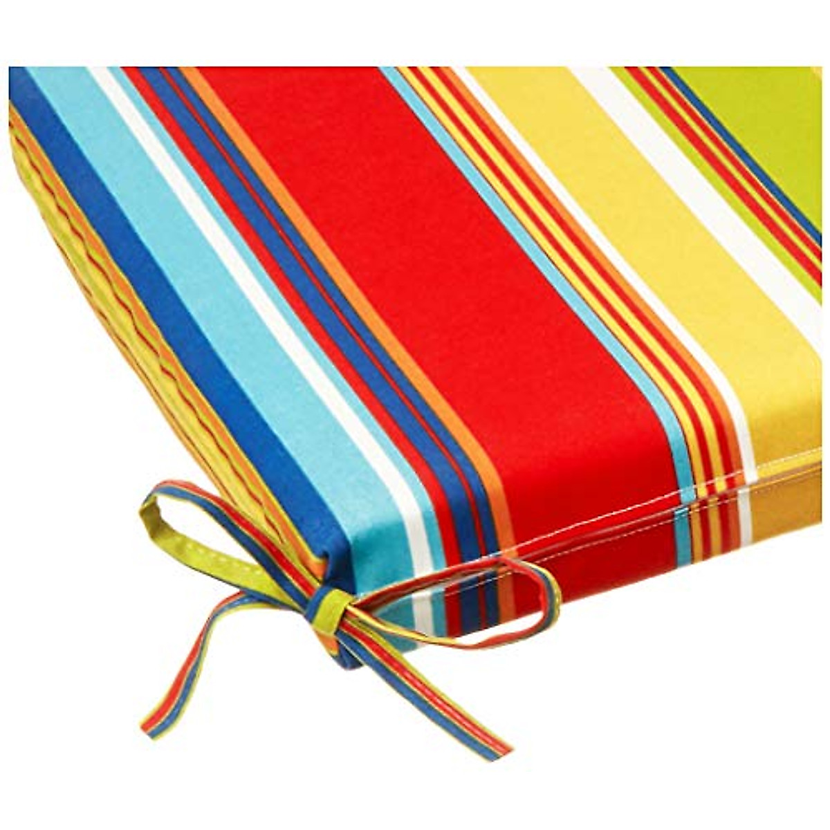 Pillow Perfect 564227 Outdoor/Indoor Westport Garden Bench/Swing Cushion, 1 Count (Pack of 1), Red