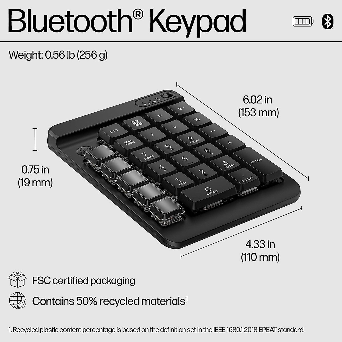 HP 430 Programmable Wireless Keypad